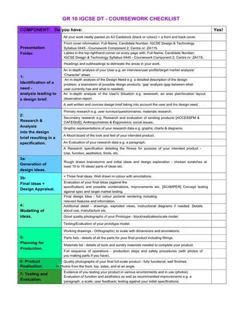 09 Coursework Guidelines And Marking Criteria Pdf Prototype