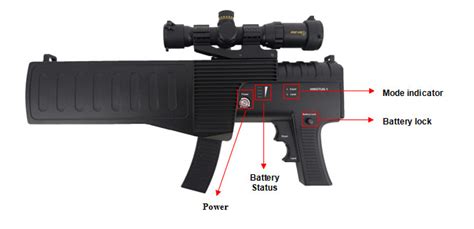 Handheld Anti Drone Jammer Low Pollution