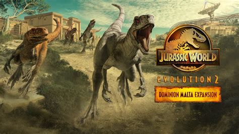 Jurassic World Evolution 2 Expansão Domínio Malta Estará Disponível