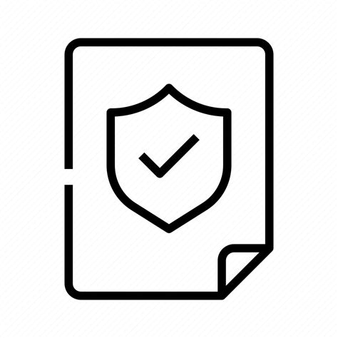 Document Security Icon Download On Iconfinder