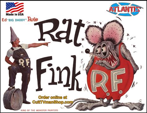 Ed Roth Rat Fink From Atlantis Amc H1305