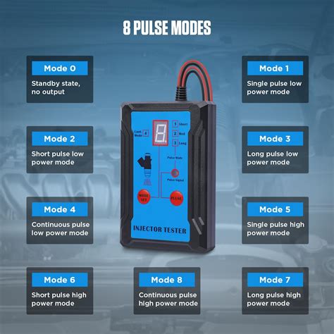 Fuel Injector Tester And Cleaner Kit 8 Pulse Modes 4
