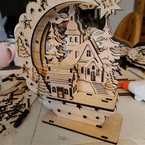 Wooden Cube Puzzle Laser Cut Svg File Glowforge Montessori Puzzle Cube Svg Cricut Educational