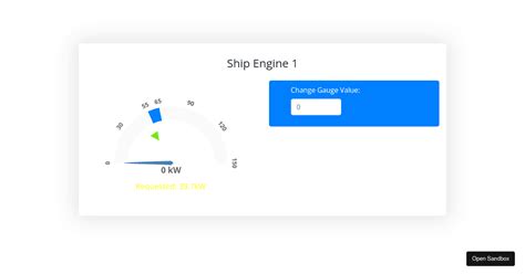 Gauge Ship Engine 1 Forked Codesandbox