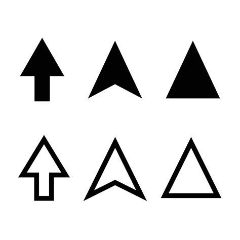 A Set Of Mouse Cursor Icons Computer Operations 48668865 Vector Art