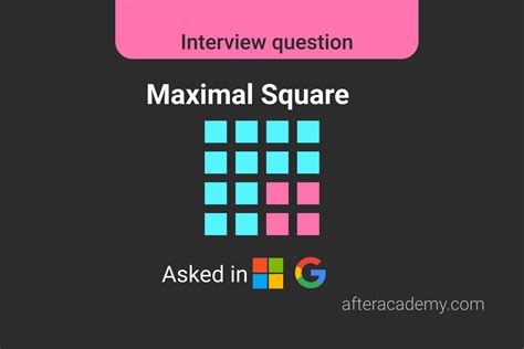 Maximal Square
