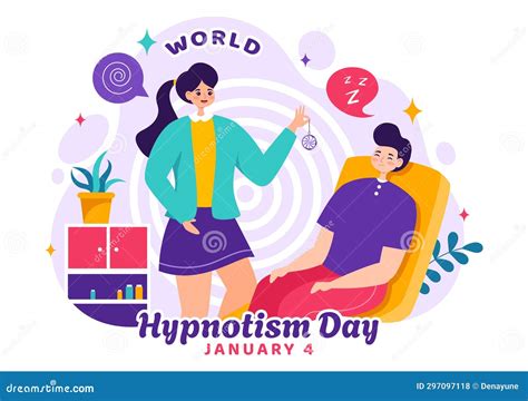 World Hypnotism Day With Black And White Spiral Altered State Of Mind