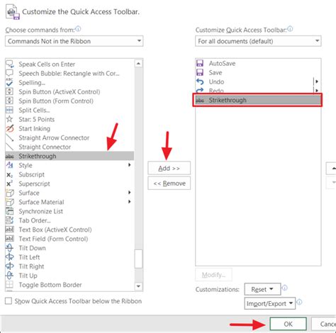 如何在 Excel 中添加删除线