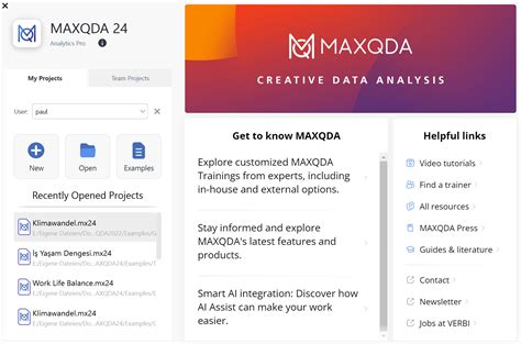 شروع کار با نرم افزار مکس کیودا Maxqda 24 گروه آمار سبز