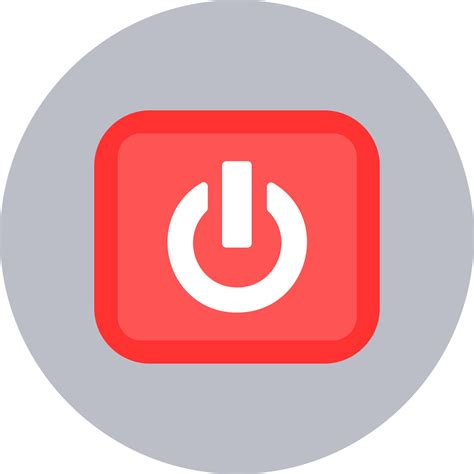Power Button Vector Icon 16516934 Vector Art At Vecteezy