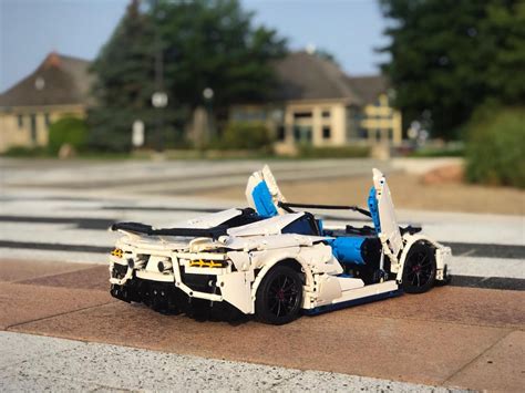 Lego Moc Lamborghini Aventador Svj Roadster By Loxlego Rebrickable