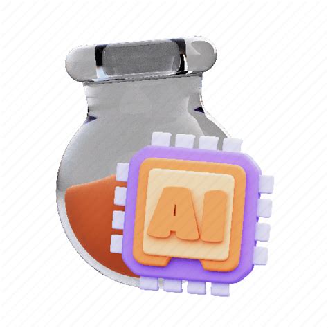 Ai Flask Artificial Intelligence Technology Future Tech 3d Illustration Download On