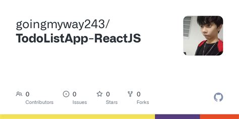 Github Goingmyway243todolistapp Reactjs