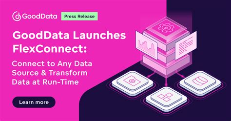 Gooddata Launches Flexconnect Connect To Any Data Source And Transform Data At Run Time Gooddata
