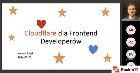 Konrad Bujak On Linkedin Cloudflare Serverless Nextjs Webinar