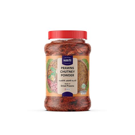 Southside Habits Dry Prawns Chutney Powder 100g Chemmen Chammanthi Podi Grocery
