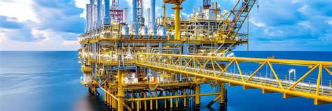 Offshore Oil And Gas Platform A Testament To Energy Exploration And Engineering At Sea Stock