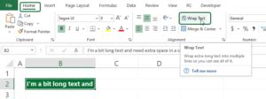 How To Wrap Text In Excel Excel Bootcamp