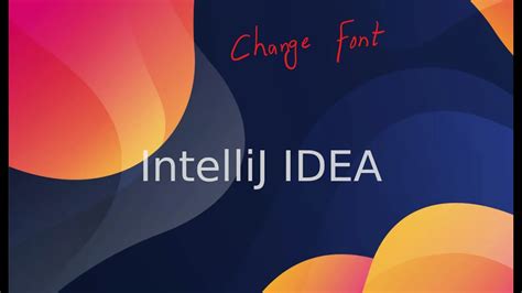 How To Increasedecrease Font Size In Intellij Idea Youtube