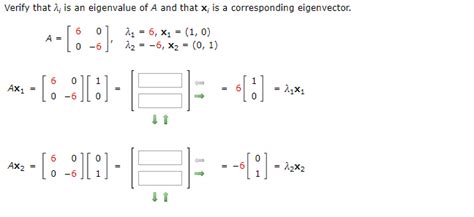 solved verify that λ¡ is an eigenvalue of a and that xi įs a