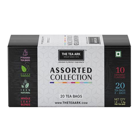 The Tea Ark Assorted Tea Bags Sampler Pack Tea Assortment