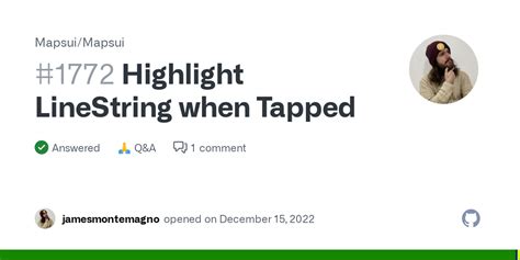 Highlight Linestring When Tapped · Mapsui Mapsui · Discussion 1772
