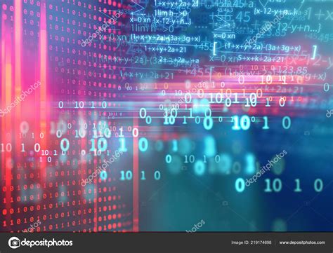 Digital Code Number Abstract Background Represent Coding Technology