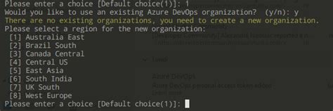 the command for azure devops does not work · issue 9889 · azure azure