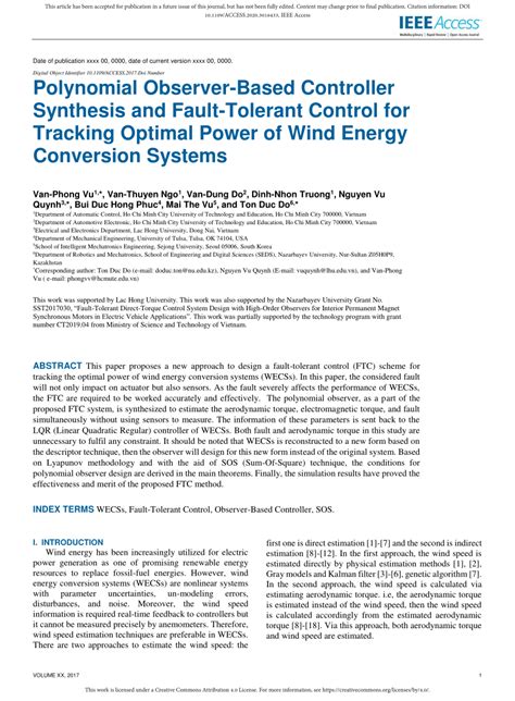 Pdf Polynomial Observer Based Controller Synthesis And Fault Tolerant
