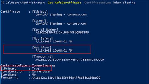 Ad Fs에 대한 토큰 암호 해독 인증서 및 토큰 서명 가져오기 및 구성 Microsoft Learn