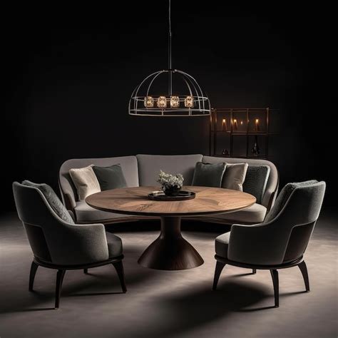 Premium Ai Image Luxury Style Dining Table