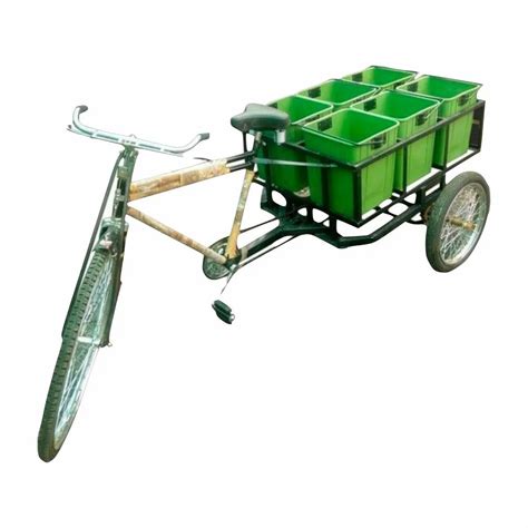 Garbage Picker Six Bin Tricycle Garbage Collection Trolly For
