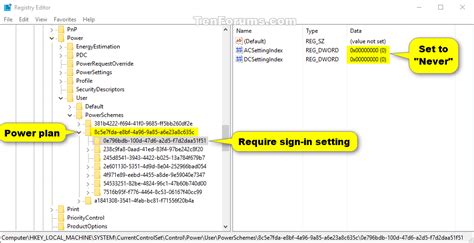 Turn On Or Off Require Sign In On Wakeup In Windows 10 Page 3 Tutorials
