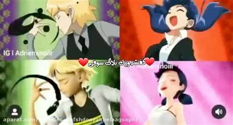 تبدیل انیمه ای ادریان و مرینت به گربه سیاه و دختر کفشدوزکی کپی ممنوع