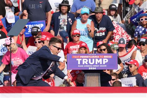 Incredible Moment Trump Turns His Head At The Last Second In Life