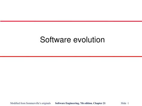 PPT Software Evolution PowerPoint Presentation Free Download ID