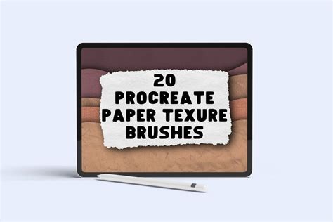 20 Procreate Paper Texture Brushes Canvas Texture Watercolour Paper Procreate Overlays Etsy