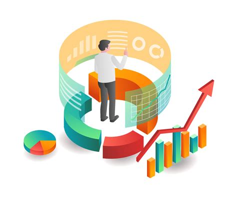 Illustration Isometric Concept Investment Business Analysis Data 5647976 Vector Art At Vecteezy