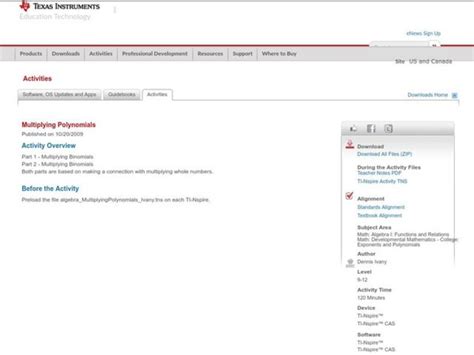 Multiplying Polynomials Lesson Plan For 9th 12th Grade Lesson Planet