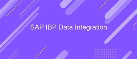 Sap Ibp Data Integration Apix Drive