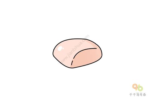 草莓味的小馒头简笔画 主食简笔画
