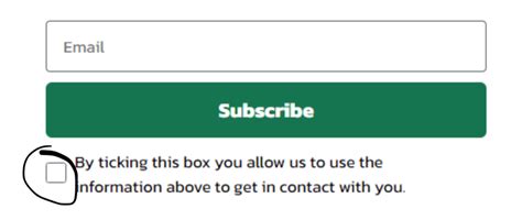 sign up form checkbox klaviyo community