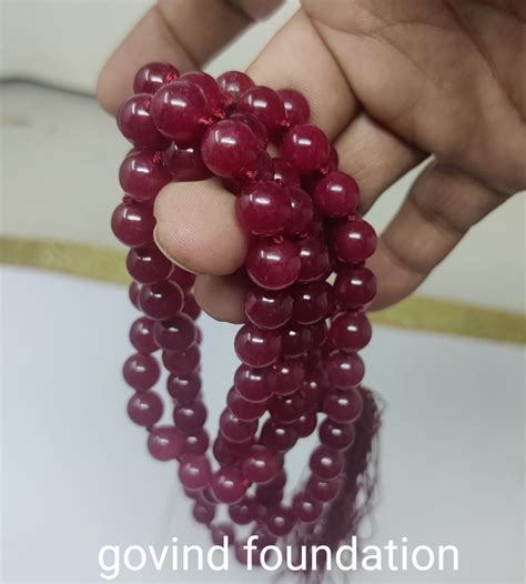 Manik Jap Mala 108 Beads 8mm Ruby Mala