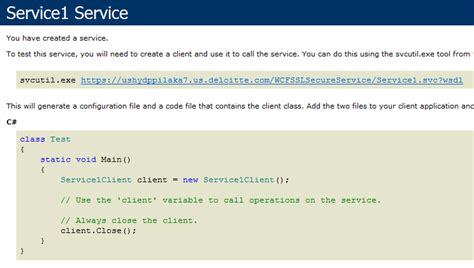 Aspiring Architect Wcf Implementing Transport Security Using Ssl