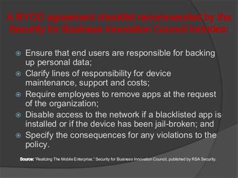 Best Practices For A Secure Byod Policy