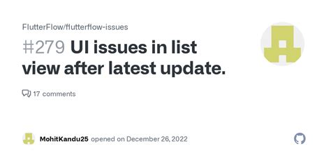 Ui Issues In List View After Latest Update · Issue 279 · Flutterflow