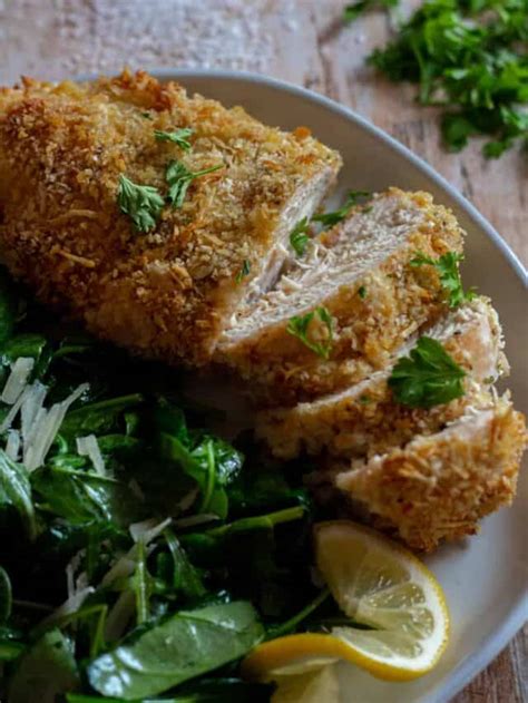 Crispy Baked Panko Chicken Sugar And Snap Peas