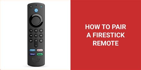 How To Pair A Firestick Remote New Remote To A Firestick TV