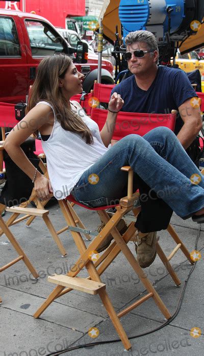 Photos And Pictures Actress Callie Thorne On The Set Of The Tv Show Rescue Me On September