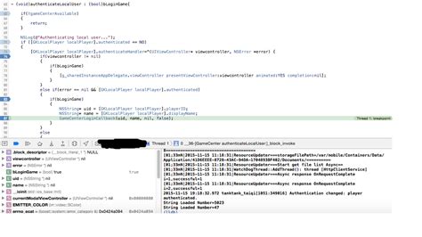Objective C Why Gklocalplayer From Game Center In Ios Return Nill